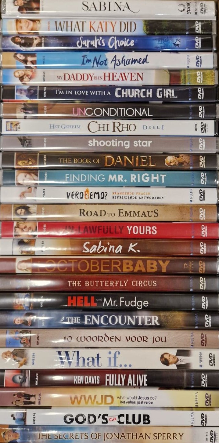 Boxset 1: Christelijke speelfilms - Nieuw (25 DVD-set - NEEMA)